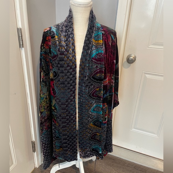 Johnny Was | Sweaters | Johnny Was Dream Multiprint Velvet Kimono ...